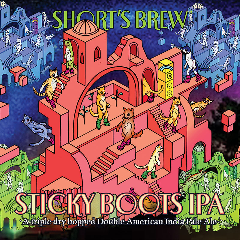 Sticky Boots IPA - Short's Brewing Company