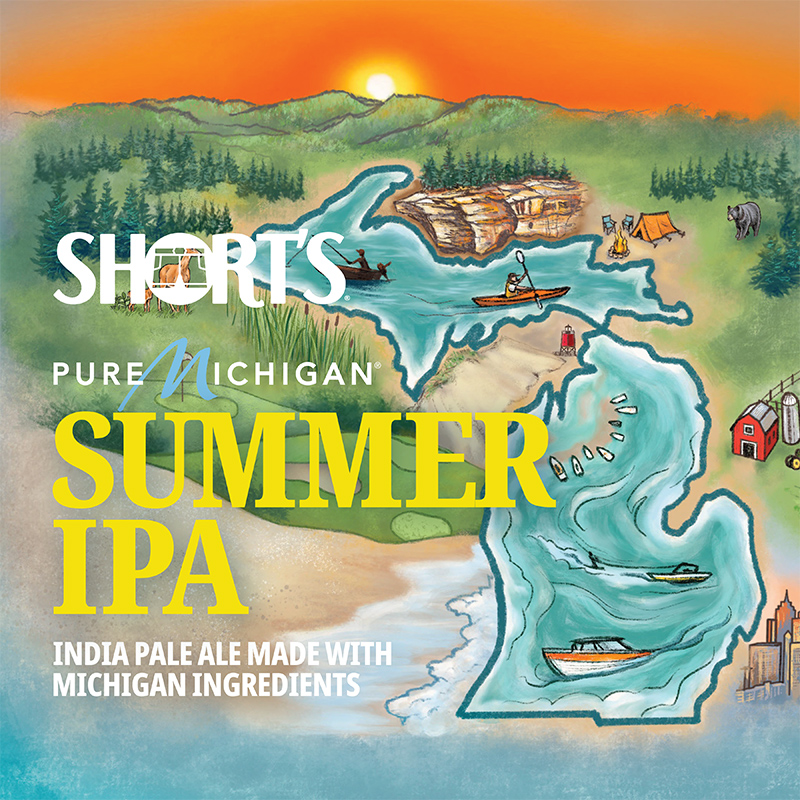 Pure Michigan Summer IPA - Short's Brewing Company